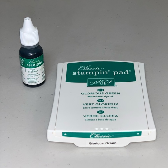 Stampin' Up! | Office | Stampin Up Ink Pad Glorious Green Green Classic ...
